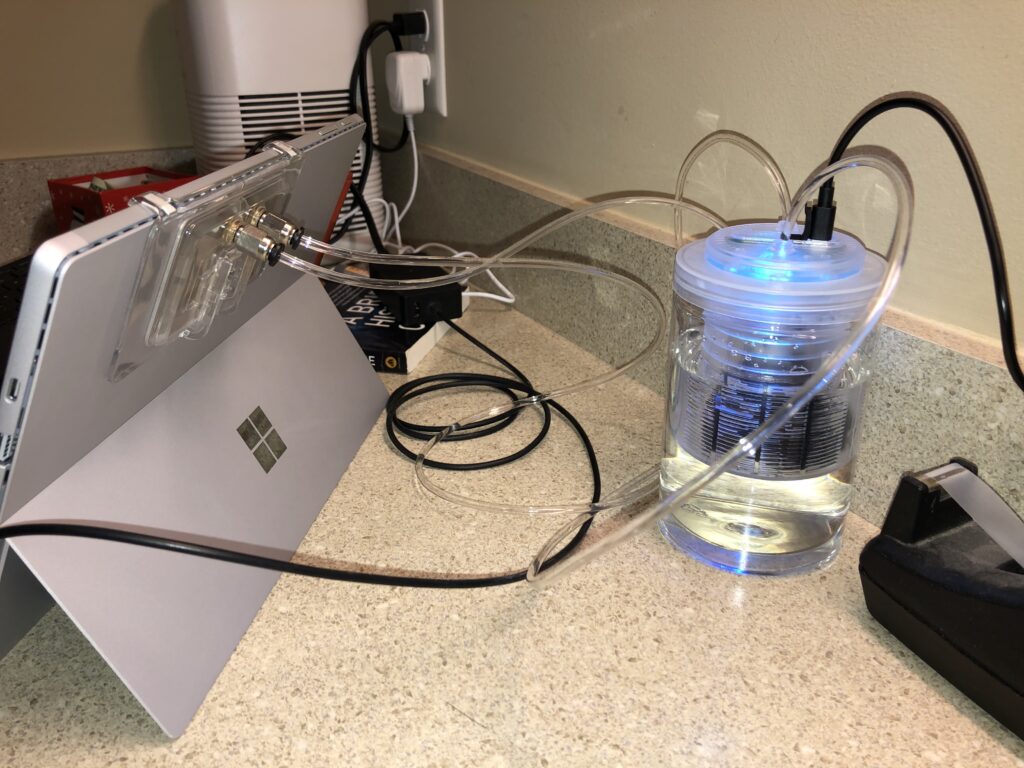 $20 Liquid Cooler Setup for the Surface Pro 7 | Joel Harris